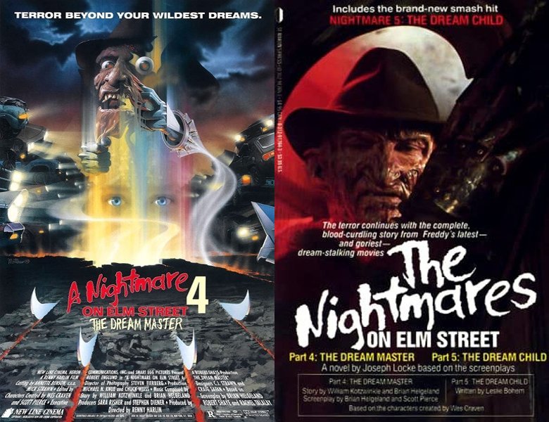 A Nightmare on Elm Street 4: The Dream Master (1988): movie vs book