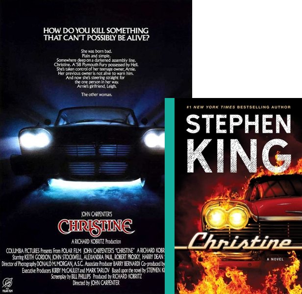 Christine (1983): movie vs book
