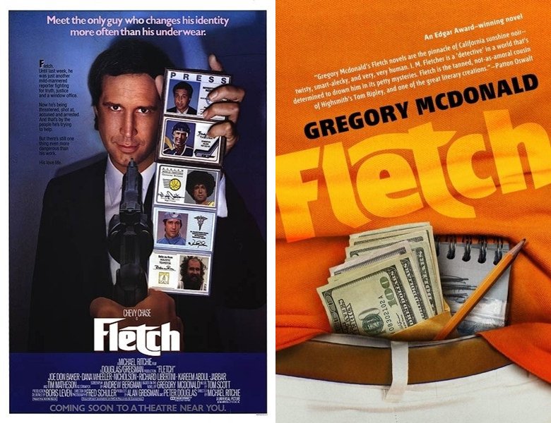 Fletch (1985): movie vs book