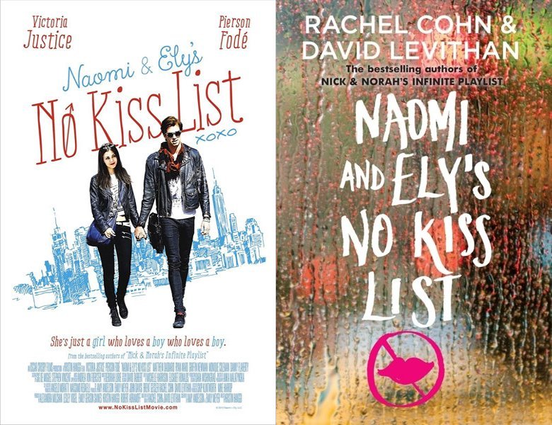 Naomi and Ely’s No Kiss List (2015): movie vs book