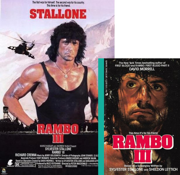 Rambo III (1988): movie vs book