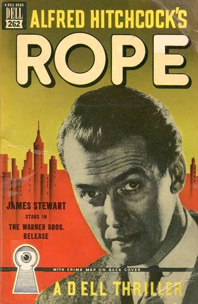 Rope (1948): movie vs book