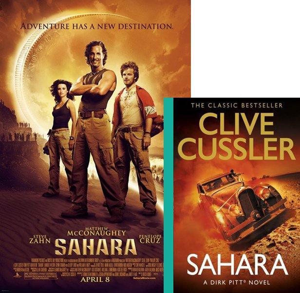 Sahara (2005): movie vs book