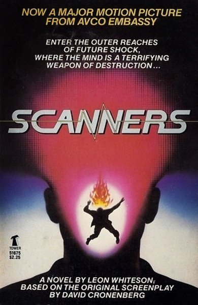 Scanners (1981): movie vs book