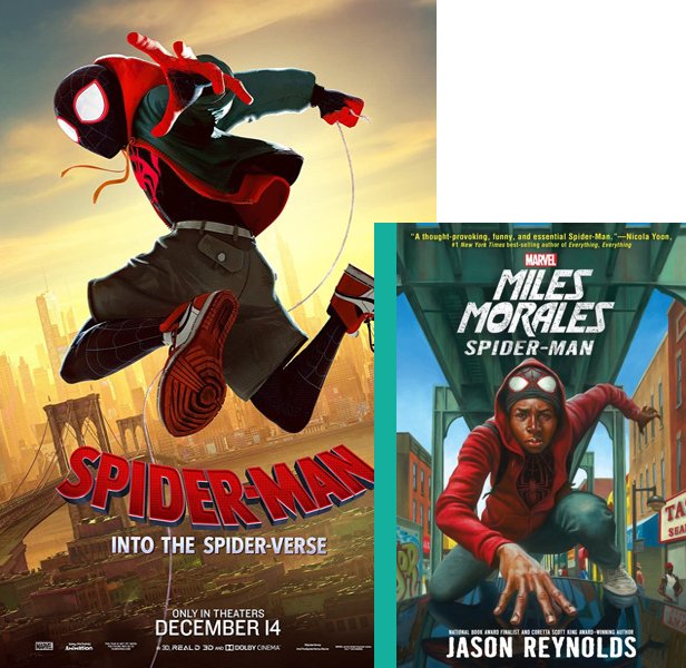 Spider-Man: Into the Spider-Verse (2018): movie vs book