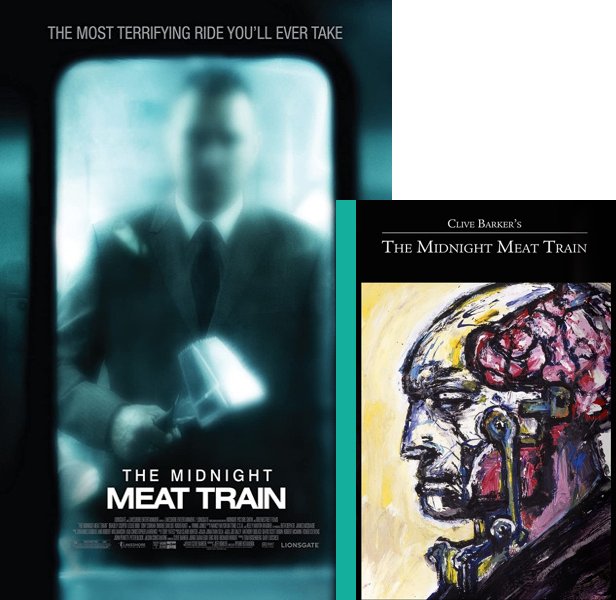 The Midnight Meat Train (2008): movie vs book