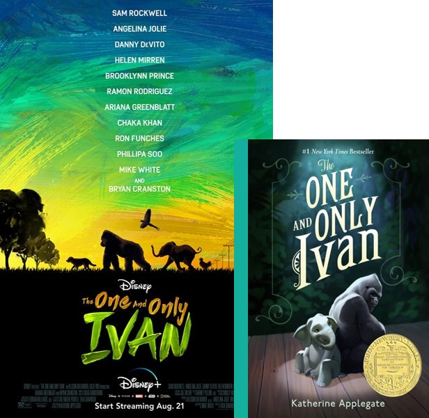The One and Only Ivan (2020): movie vs book