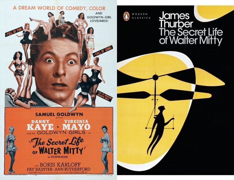 The Secret Life of Walter Mitty (1947): movie vs book