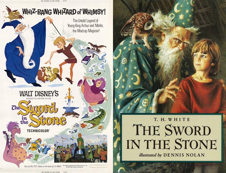 The Sword in the Stone (1963): movie vs book