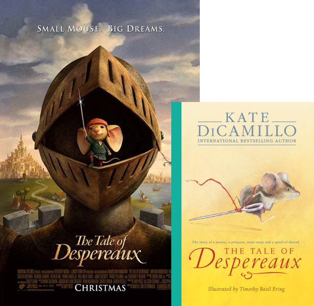 The Tale of Despereaux (2008): movie vs book