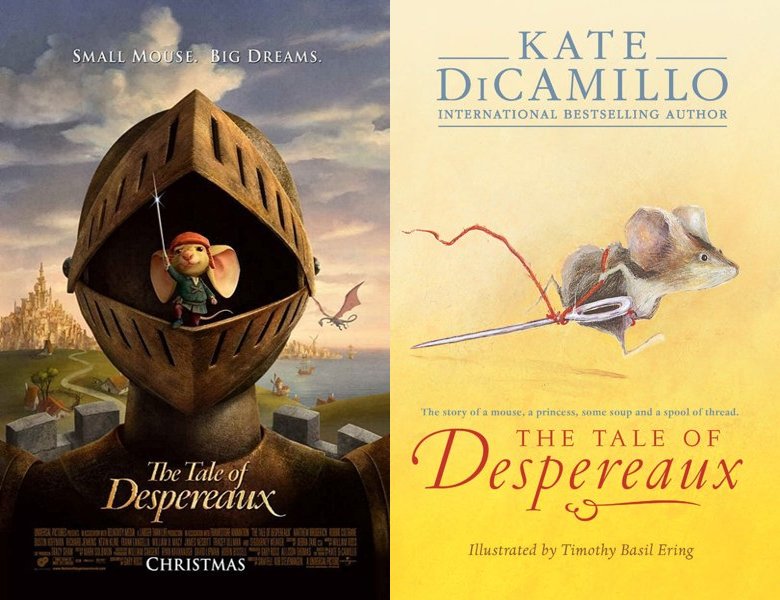The Tale of Despereaux (2008): movie vs book
