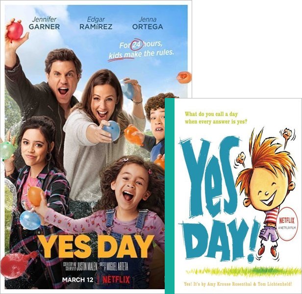 Yes Day (2021): movie vs book