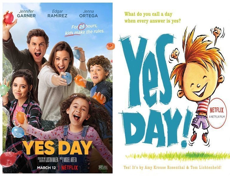 Yes Day (2021): movie vs book