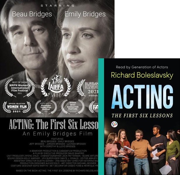 Acting: The First Six Lessons (2021): movie vs book