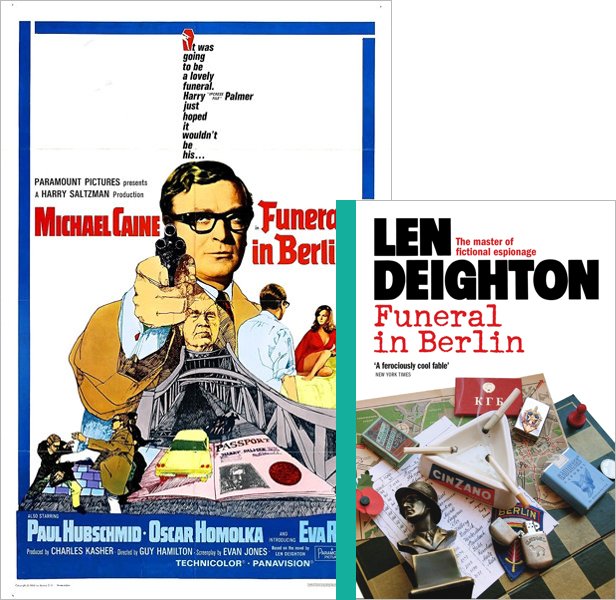 Funeral in Berlin (1966): movie vs book