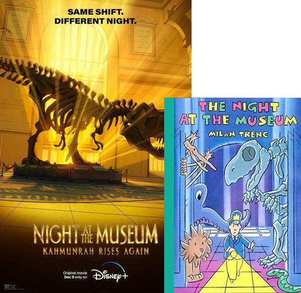 Night at the Museum: Kahmunrah Rises Again (2022): movie vs book