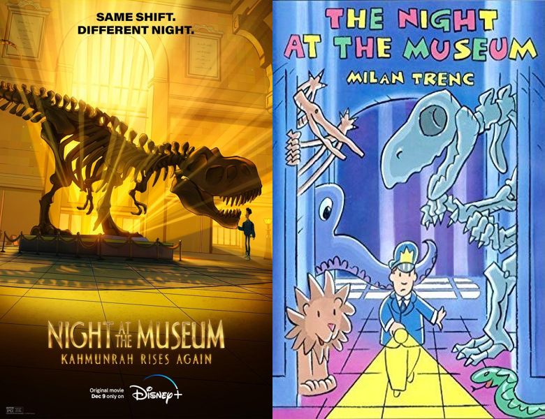 Night at the Museum: Kahmunrah Rises Again (2022): movie vs book