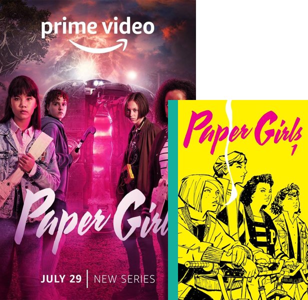 Paper Girls (2022-): TV series vs comic book