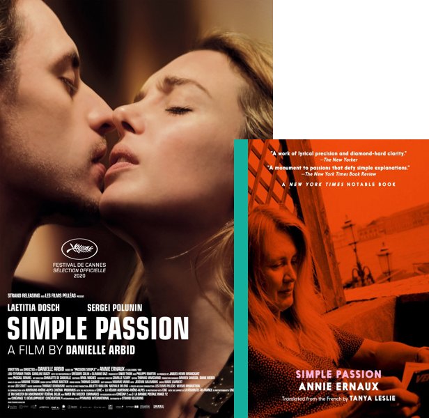 Simple Passion (2020): movie vs book